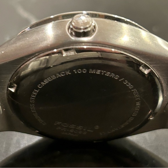 Fossil | Accessories | Michigan Wolverines Ncaa Stainlesssteel Mens ...